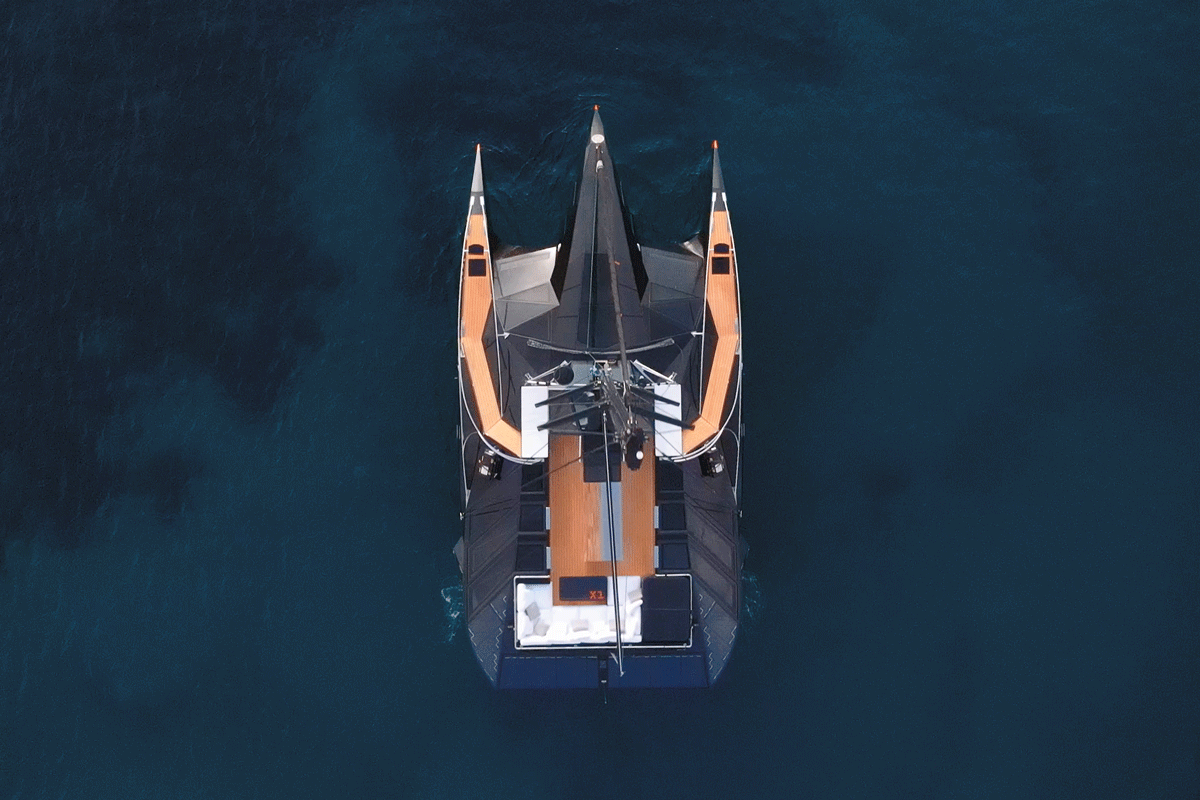 Hanstaiger x1 Trimaran para alquilar en Ibiza - FYS MALLORCA